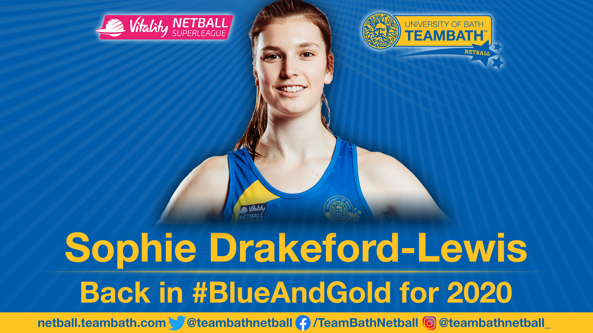 Young Player of the Year and emerging England Netball star Sophie ...